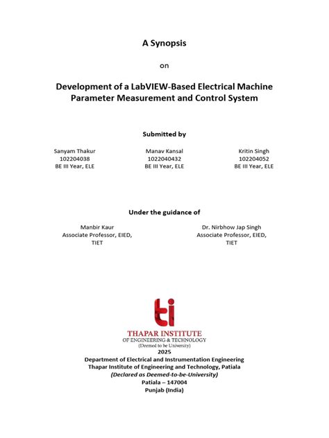 development of a labview synopsis pdf data acquisition microcontroller