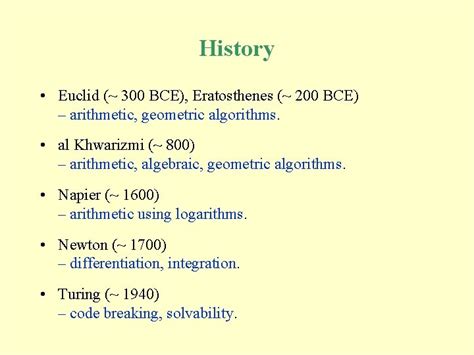 1 Introduction History Of Algorithms Examples Of Algorithms