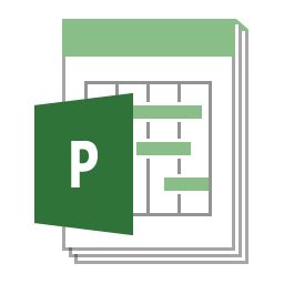 Microsoft Project Icon At Collection Of Microsoft