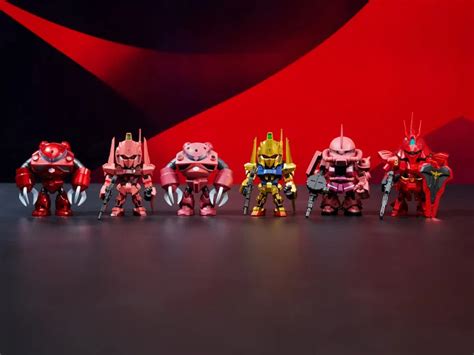 Mobile Suit Gundam Qmsv Mini Chars Custom Box Of 8 Random Figures