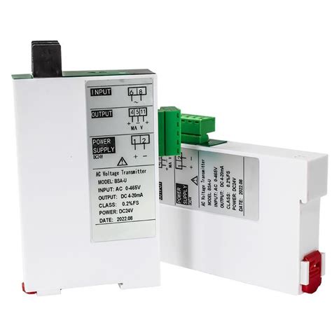 Din Current Transmitter Voltage Transducer 0 1a 0 10a 0100v 0 200v To 4 20ma 0 10v Rs485 Ac
