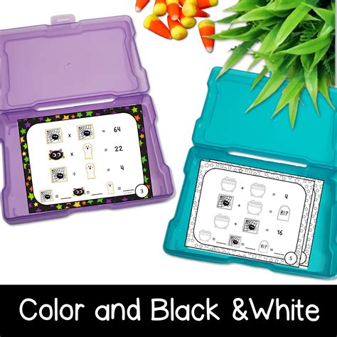 Halloween Multiplication Logic Puzzle The 4x6 Store