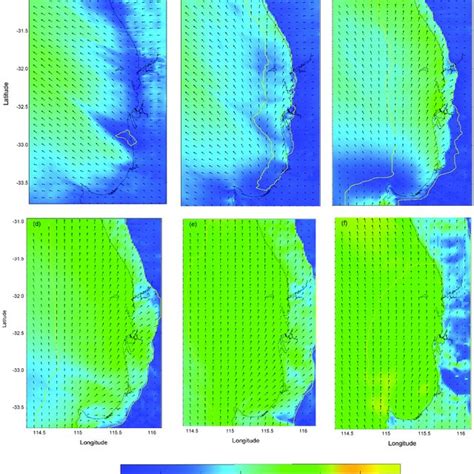 Time Series Two Hourly Intervals Of The Spatial Distribution Wind