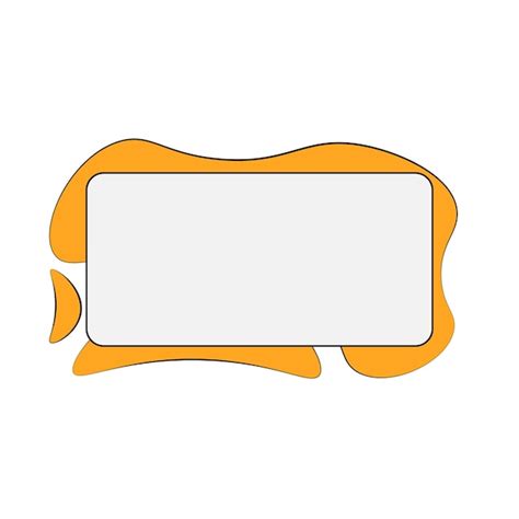 Premium Vector Blob Text Box