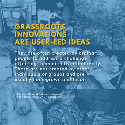 What Is Grassroots Innovation Rex Undp Philippines Facebook