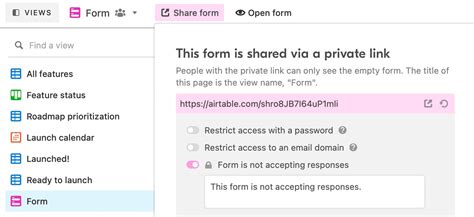 getting started with airtable form views airtable support