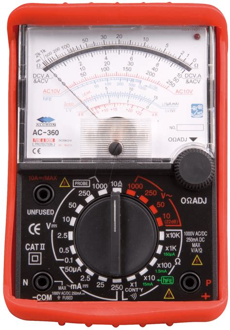 Mt 250 Multimeter Analog Ac Dc Bei Reichelt Elektronik
