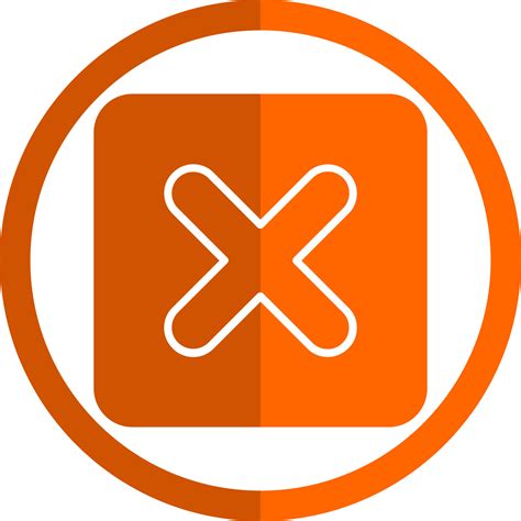 Square X Vector Icon Design 20941387 Vector Art At Vecteezy