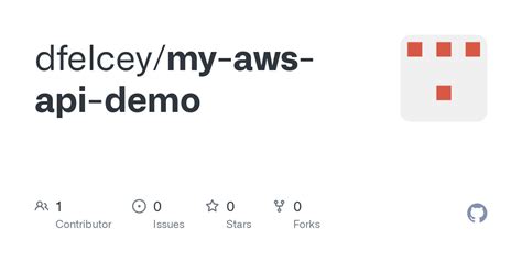 GitHub Dfelcey My Aws Api Demo