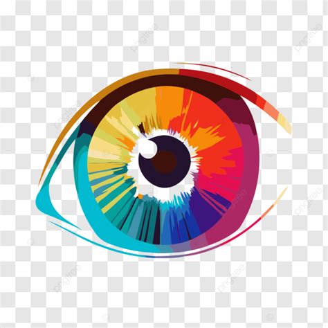 빈 배경에 화려한 눈 벡터 흰색 배경에 인간의 눈의 단순한 다채로운 아이콘 그림자 없음 작은 프레임 중앙 Png 일러스트 및 벡터 에 대한 무료 다운로드 Pngtree