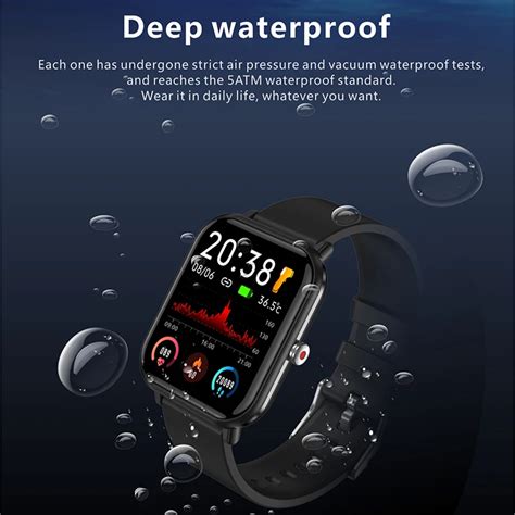 Newest Smartwatch Body Temperature Detection Fitness Sports Watches Bluetooth Weather Forecast