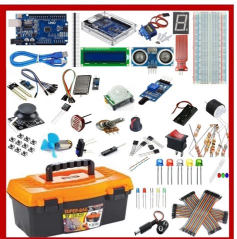 Arduino Uno R3 Ch340g Başlangıç Ve Kodlama Eğitim Seti 51 Parça 220 Adet