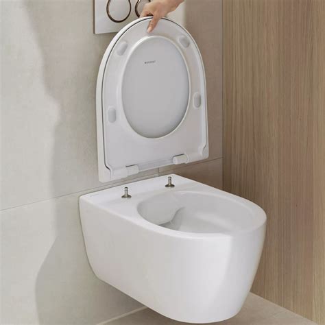 Geberit Toilet Set ICon Rimless WC Duroplast Seat GebiCon C B K