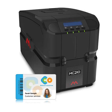 Matica Mc210 Single Sided Id Card Printer Identity Plus