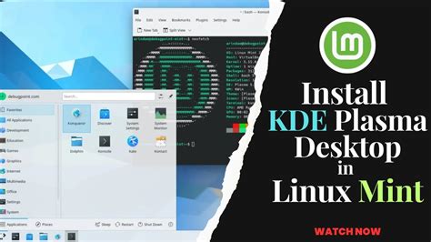 Install Kde Plasma Desktop In Linux Mint 212 Victoria Youtube