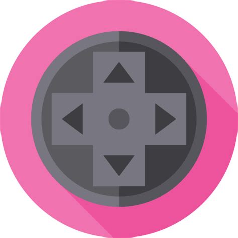 Controller Flat Circular Flat Icon