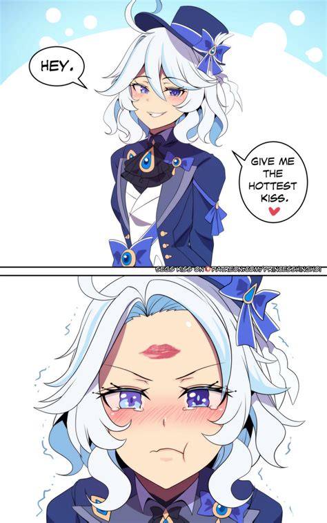 Give Furina The Hottest Kiss Himehinghoi R Furinamains