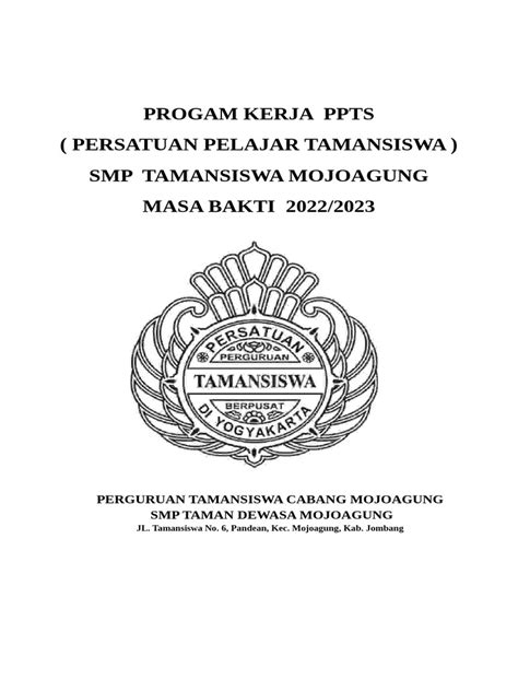 Program Kerja Ppts 2012 2013 Pdf