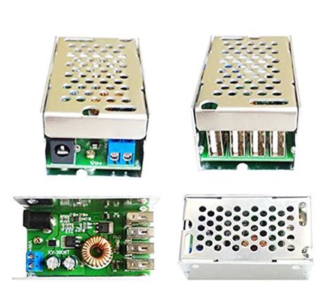 Buy Xcluma Dc Dc Power Supply Module 24v 12v To 5v 5a Converter 4 Usb Fast Charging