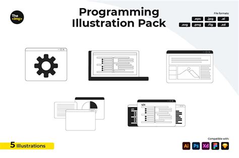 Programming Webpages Graphic By Theimg · Creative Fabrica