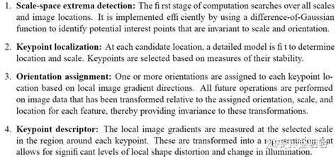 图像描述子 SIFT特征的提取过程 知乎