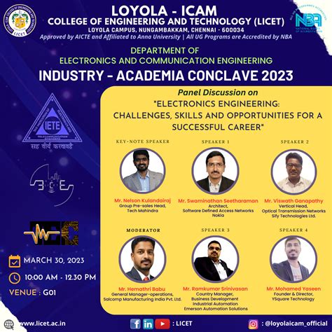 Industry Academia Conclave 2023 Ece Licet