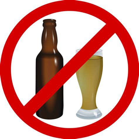 No Alcohol Sign