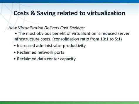 Virtualization What Is The Real Return On Investment