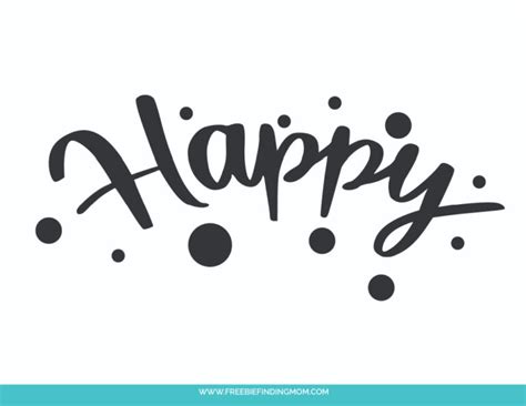 Writing Happy With Cursive Letters Printable