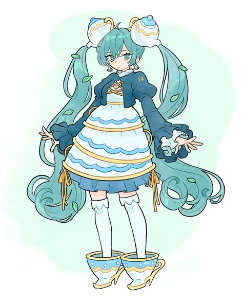 Hatsune Miku Vocaloid Drawn By Doodlelotl Danbooru