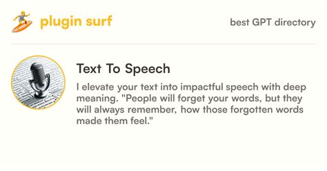Text To Speech Gpt Information Latest Updates And Reviews [2024]