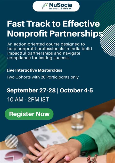 namrata shinde on linkedin enrol to fast track your partnerships 📣 calling out to all non profits…