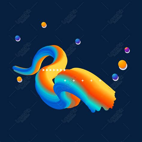 Gradient Curve Vector Double Eleven Creative Promotion E Commerc