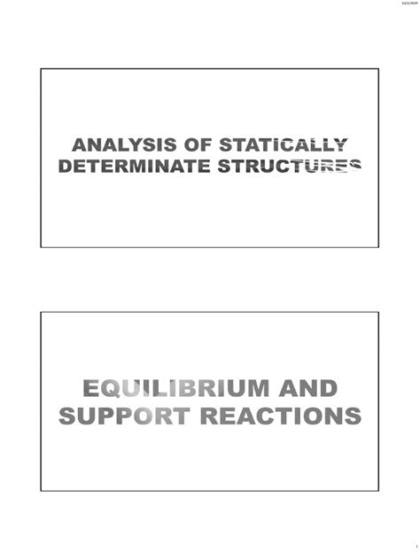 02 Static Determinacy And Stability Handout Pdf Truss Force