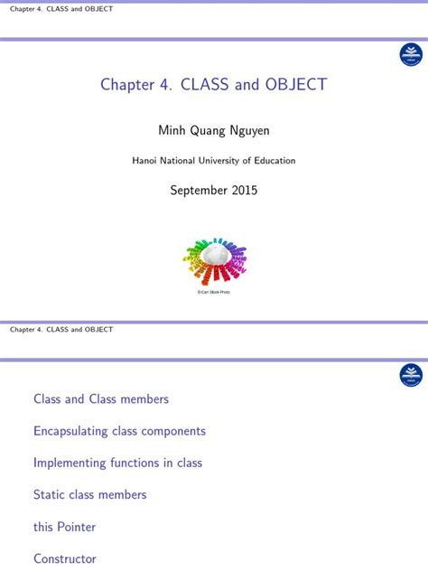 Chapter 4 Class And Object Pdf Class Computer Programming Constructor Object Oriented