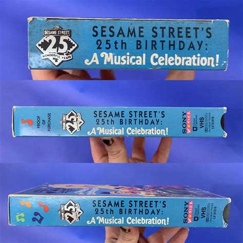 Vtg 1993 Sesame Street 25th Anniversary Musical Celebration Etsy