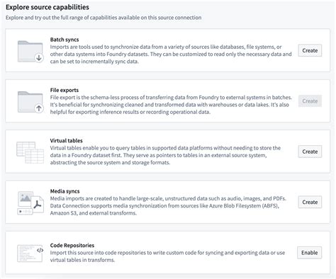 Data Connection • Syncs • Set Up A Sync • Palantir