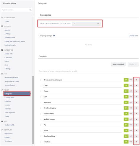 remove unused interaction zones pureservice user manual with