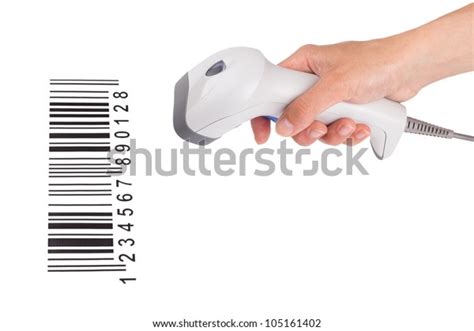 Manual Scanner Bar Code Female Hand Stock Photo Edit Now 105161402