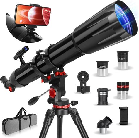 Telescope 90mm Aperture 900mm Astronomical Refractor Telescope For Adults High