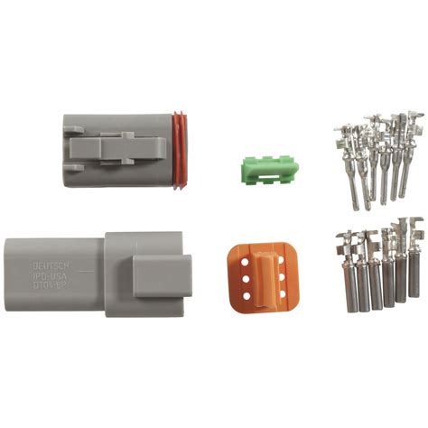 6 Way Weatherproof Deutsch Connector Set Jaycar Australia
