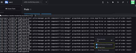 Prometheus Rancher Monitoring Prometheus 0 Constantly Crashloopback Off