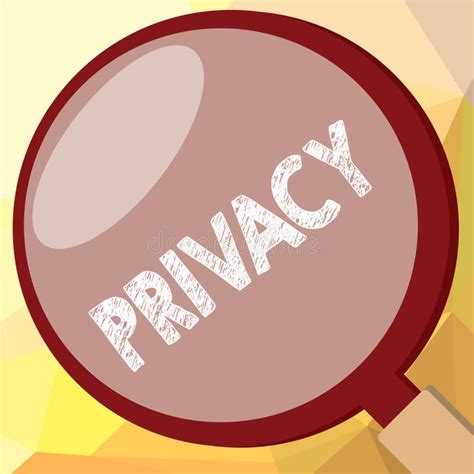 Writing Note Showing Privacy Business Photo Showcasing Right To Keep Demonstratingal Matters