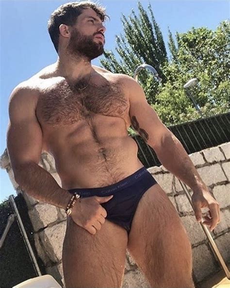 Fit Hairy Men — Back Yard Buddy Giving You The Thumbs Up