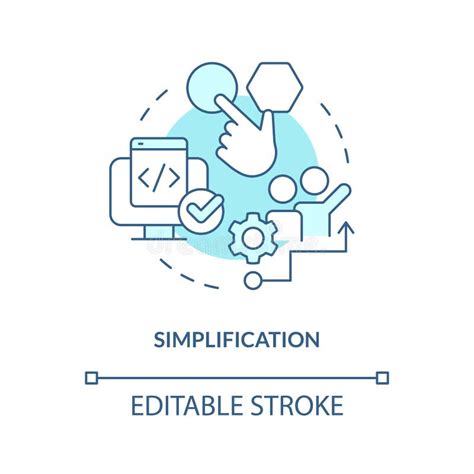 Simplification Concept Vector Illustration Stock Illustrations 512