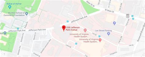UVA Hospital Map