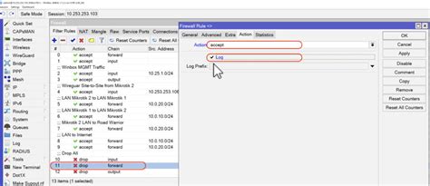 Firewall Podstawy Konfiguracja Mikrotik Router OS NET ADMIN PRO