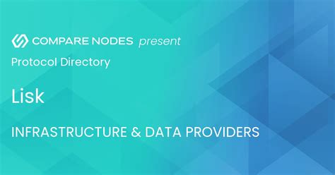 Lisk Directory Top 16 Lisk Rpc Providers Nodes And Data Api Services In 2025