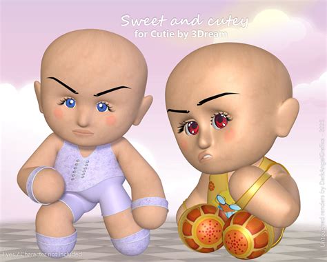 Da Sweet And Cutey For Cutie W 1 3d Figure Assets Darkangelgrafics