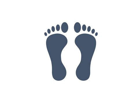 Feet Powerpoint Template Icon